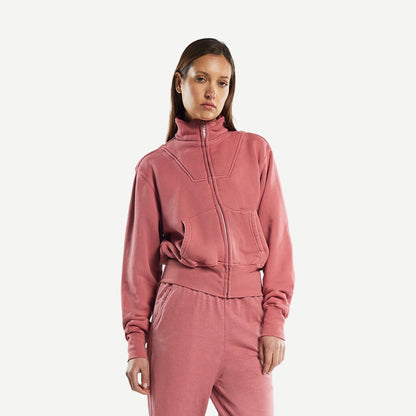 Kathy Yatch Zip Up - Washed Flamingo – Galvanic.co